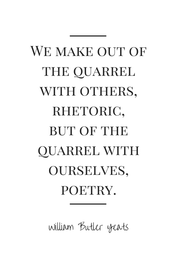 William Butler Yeats on Poetry - PolyArchive